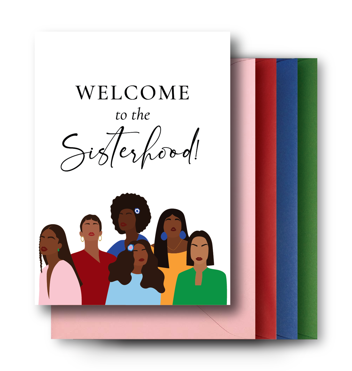 ALL Sisterhood Welcome Greeting Card – The Greek Penn