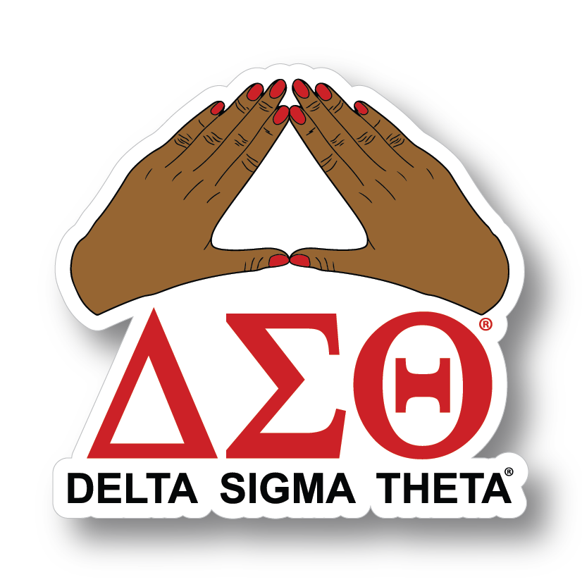 DST Pyramid Hands Vinyl Sticker – The Greek Penn