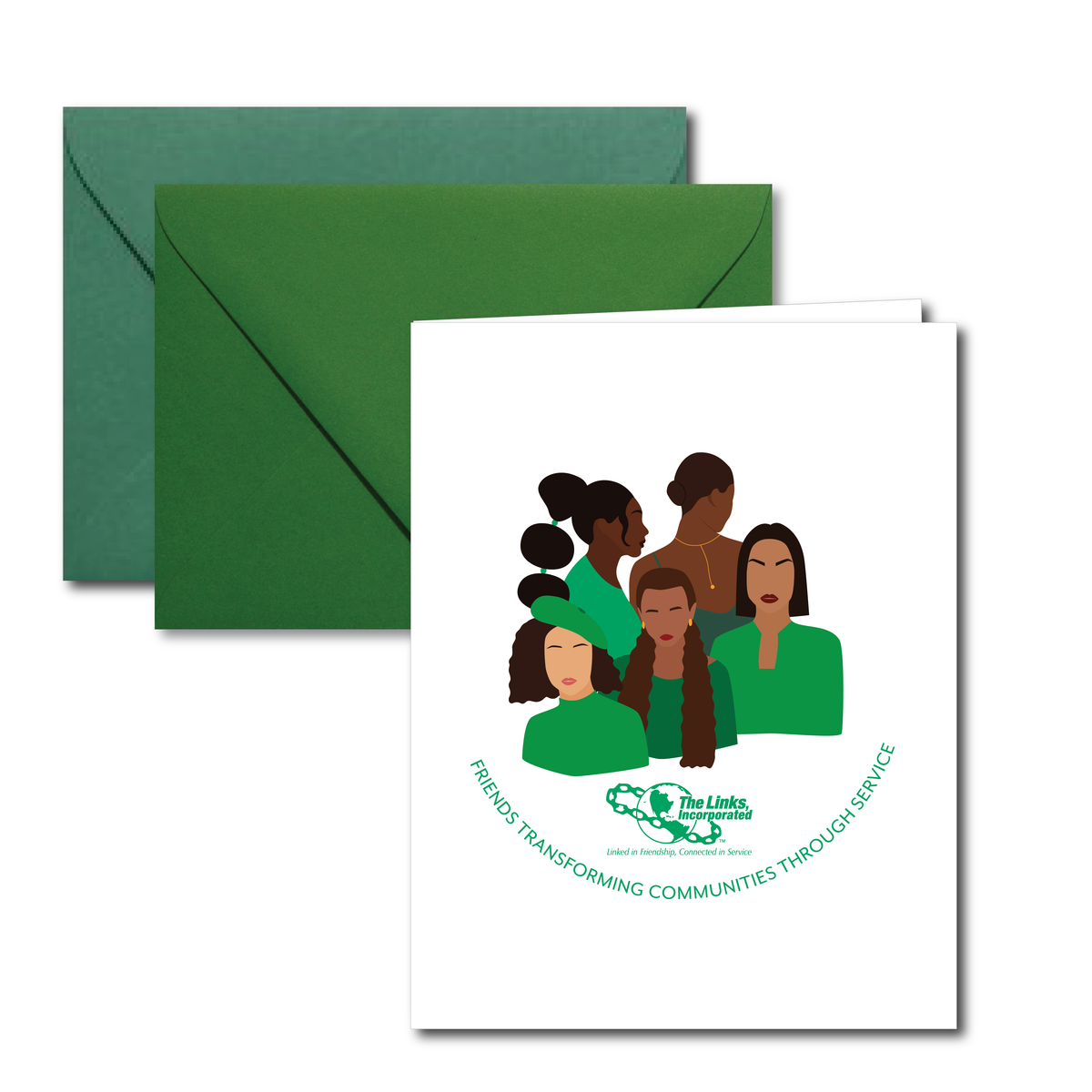 The Links, Incorporated Sisterhood Mission Note Card Set – The Greek Penn